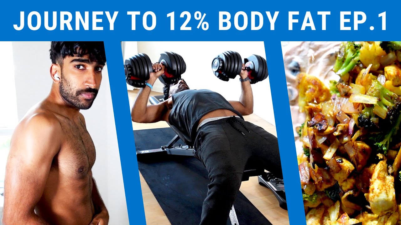 Journey to 12% Body Fat Ep.1 | Chest+Back Workout, Healthy Tacos ...