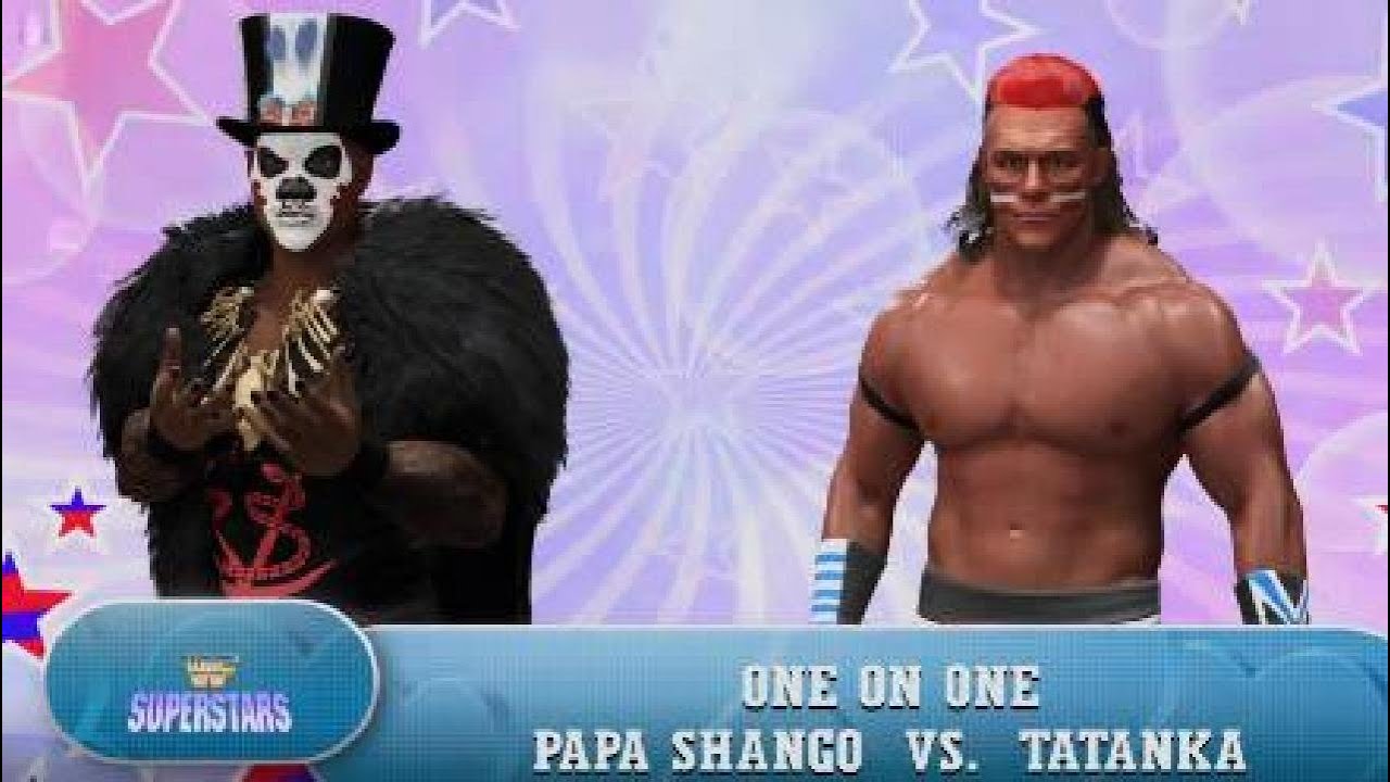 Papa Shango vs Tatanka WWF Superstars 1992 | WWE 2K24 PS5 - YouTube