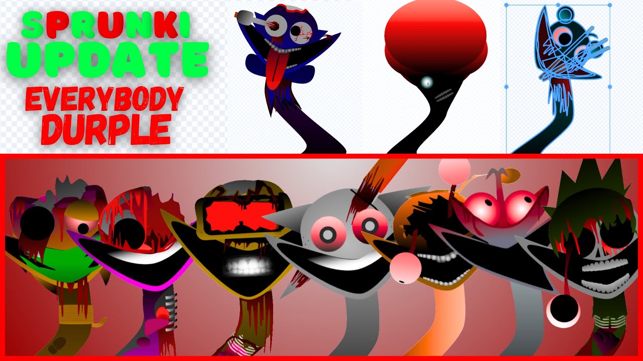 How to make a BUG? Tutorial Sprunki All Characters LIKE DURPLE (UPDATE ...