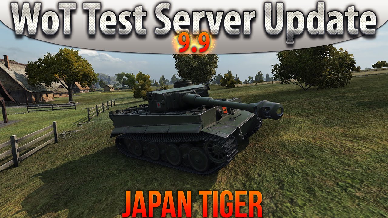 World of Tanks - Test Server Update 9.9 - Heavy Tank No.VI - T6 Japan ...
