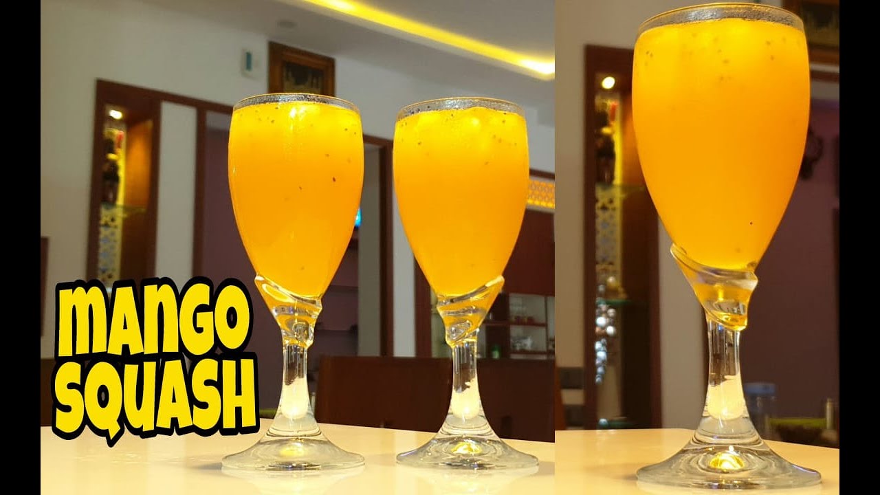 Mango Squash Recipe | Mango frooti | Perfect Mango Squash | Homemade ...