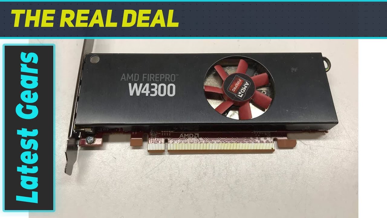 AMD FirePro W4300 4GB GDDR5: Unleashing Desktop Graphics Power - YouTube