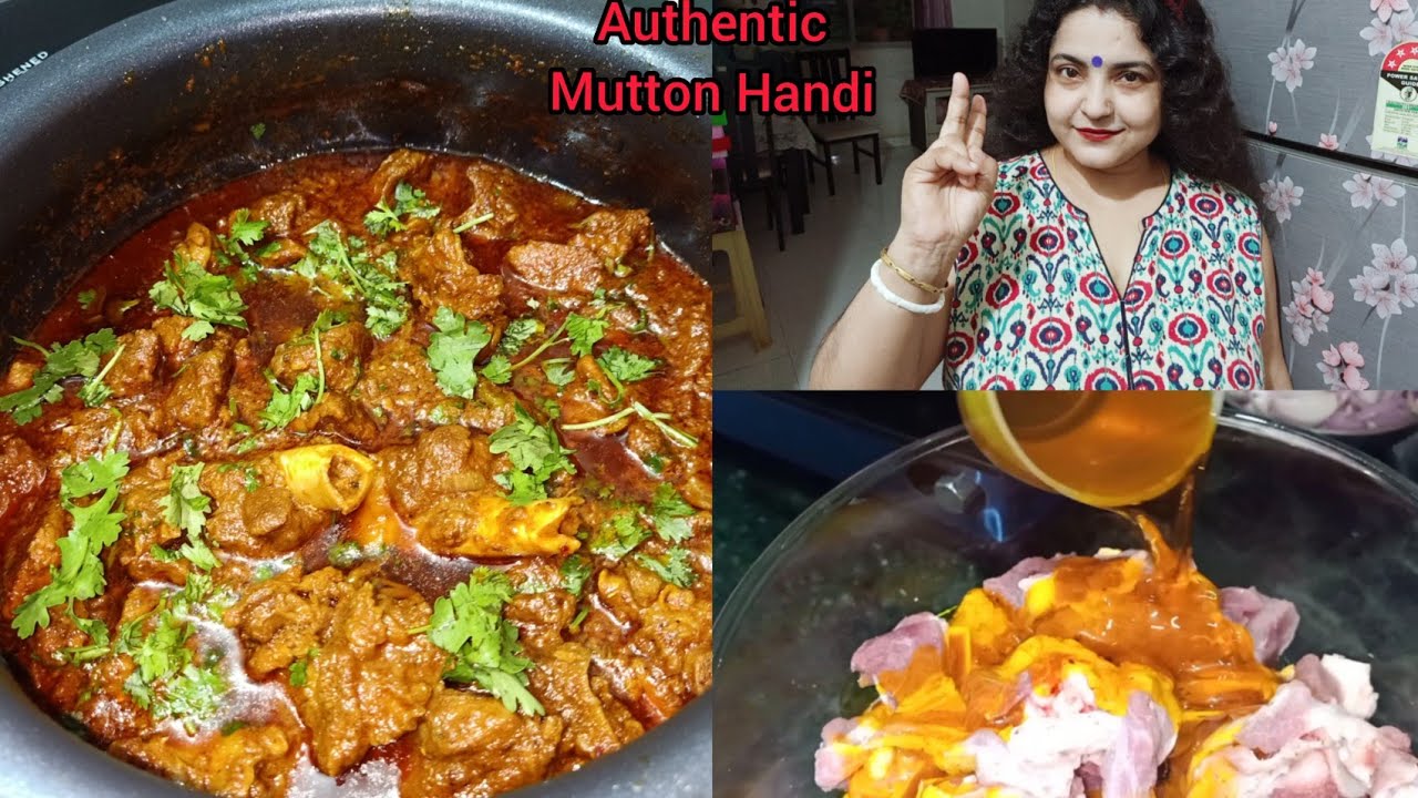 Mutton Handi Recipe | Authentic Mutton Handi | Handi Mutton Recipe In ...