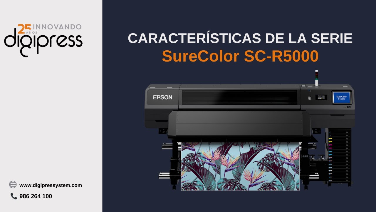Epson SureColor SC R5000 impresora de gran formato de tinta de resina ...