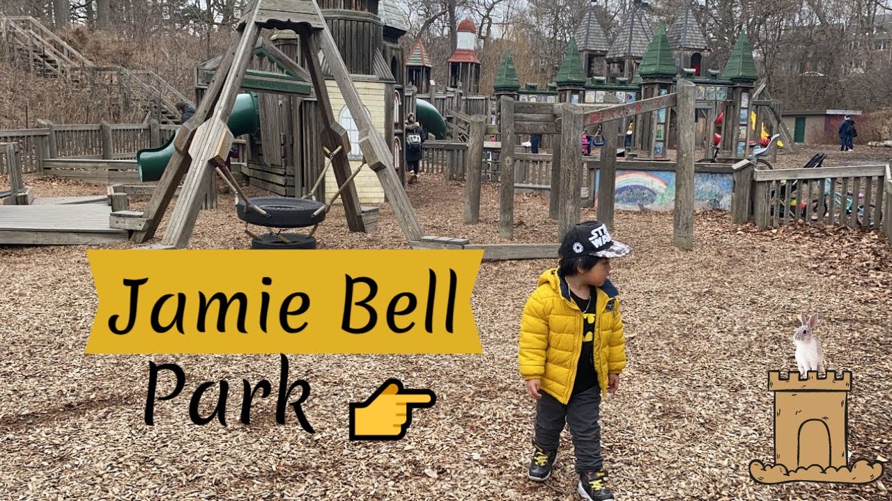 Jamie Bell Park Playground 👉 Wooden Castle and Fortress for Kids at ...