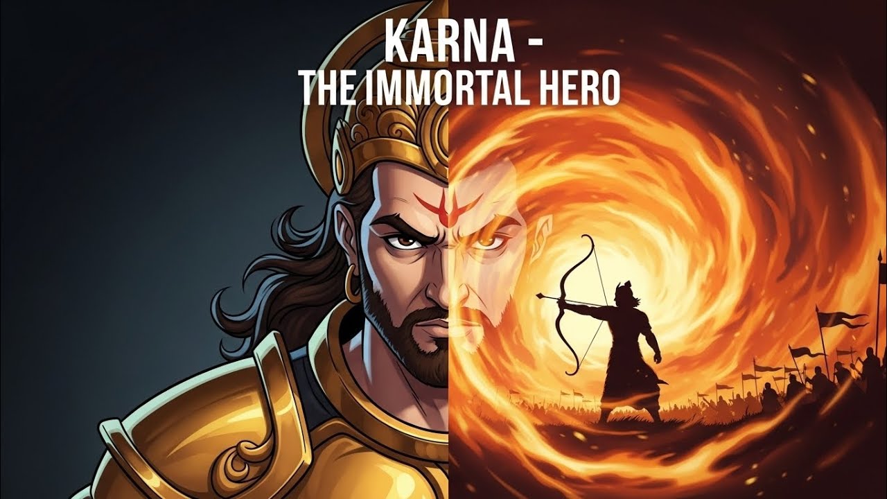 The Legendary Story of Karna | Animated Mahabharata | Sun Warrior Karna ...