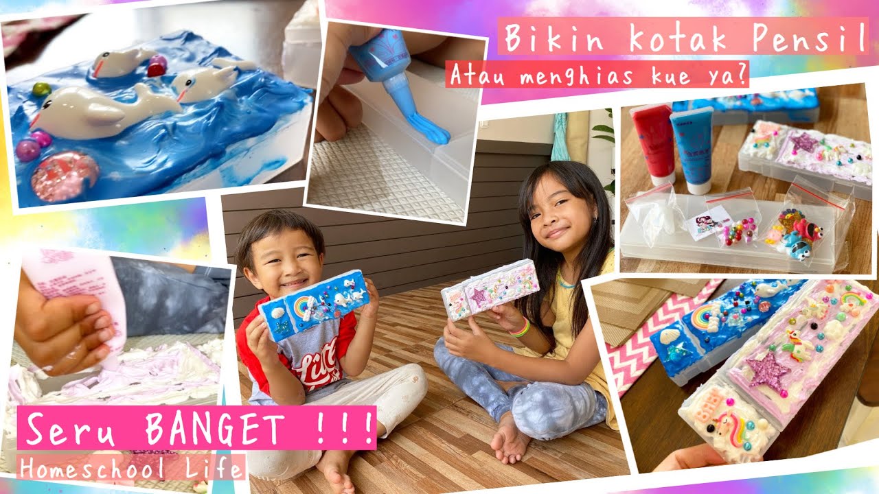 Mau jadi Pembuat Kue ??? Latihan dulu Pakai Cream Clay Yuk | DIY Kotak ...