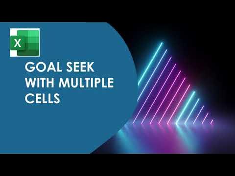 Goal Seek With Multiple Cells Using Excel VBA - YouTube