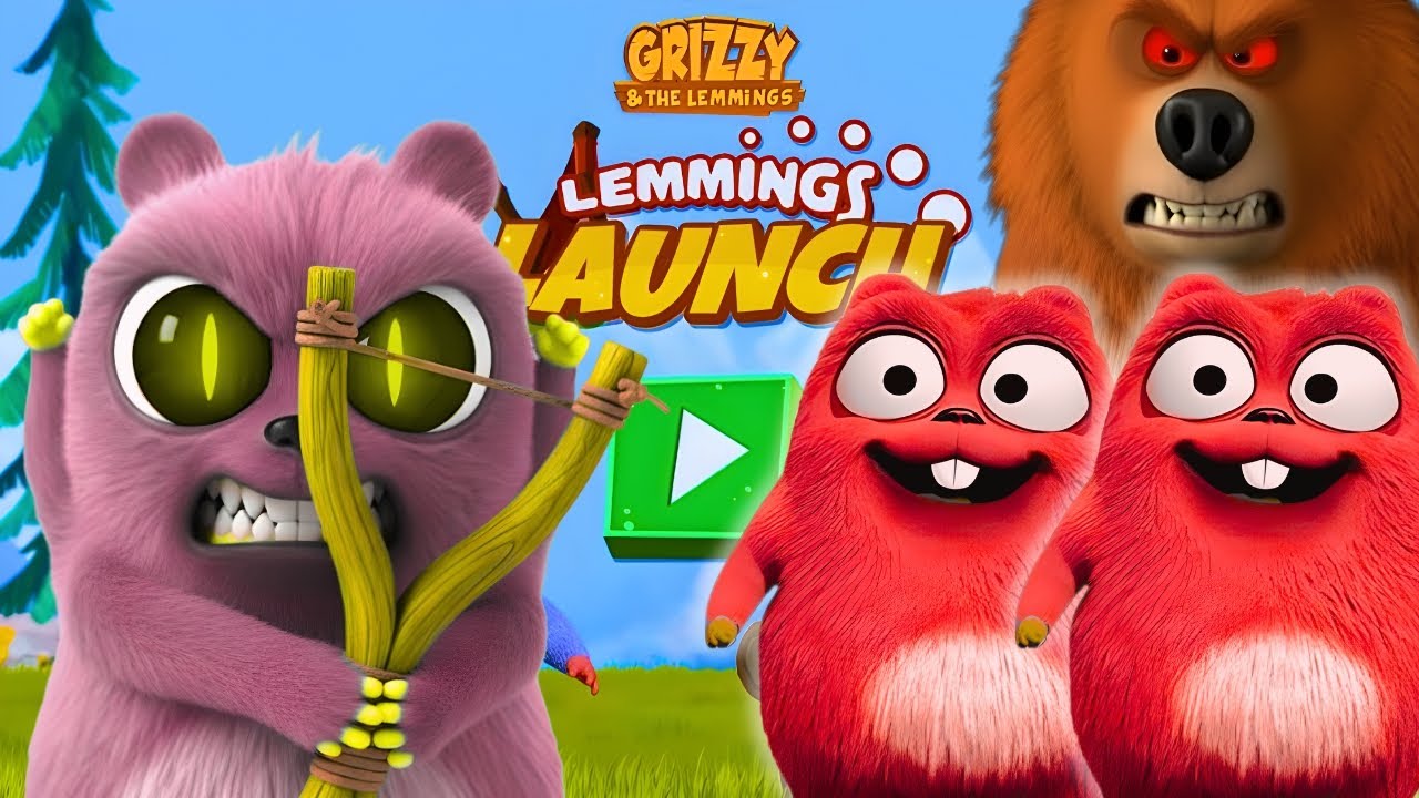 Grizzy and the Lemmings Launch Gameplay – Super Fun Lemmings Launch ...