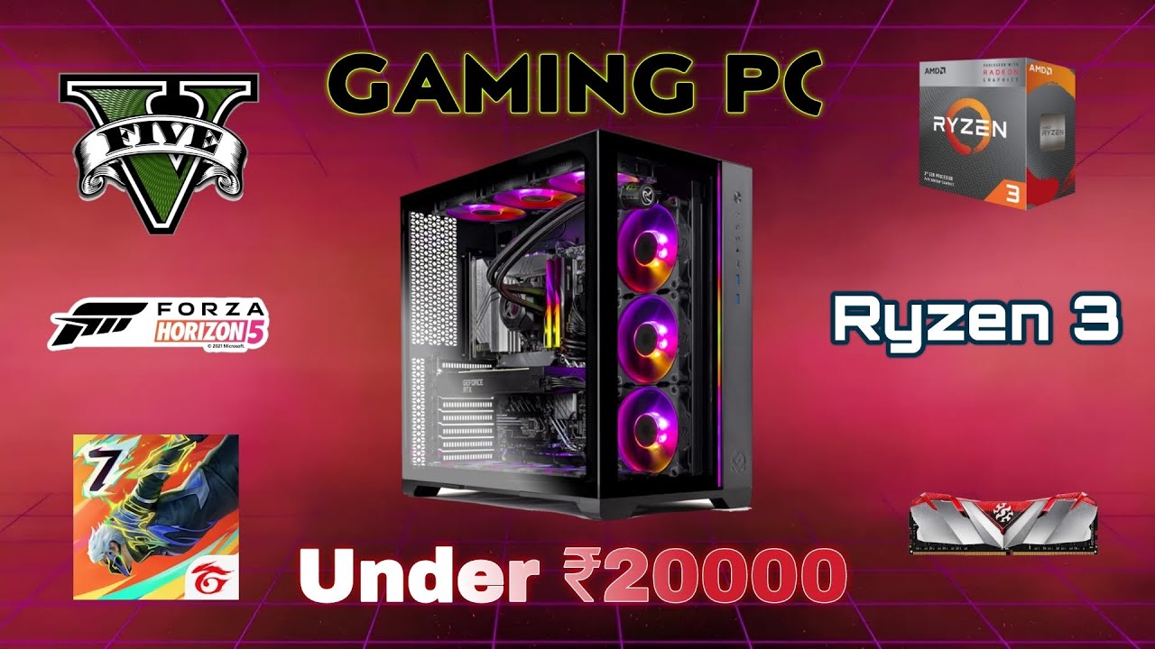 Gaming PC Build under ₹20000 Gaming & Editing @Adi4u - YouTube