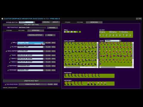 Custom Graphics Maker for SWOS 2020 - Demo Video (0.7.0 Preview 2 ...