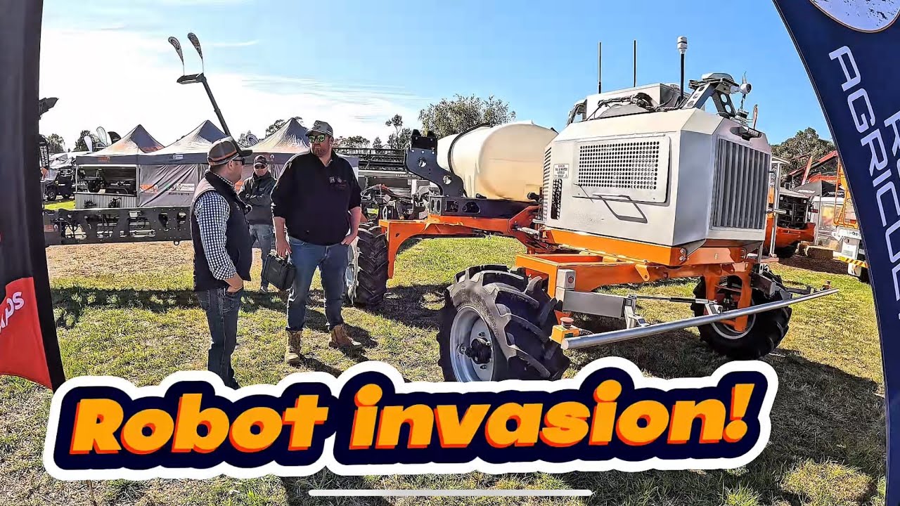 SwarmFarm Robotics + RBE/Boss spray units!- AgQuip series part 2 - YouTube