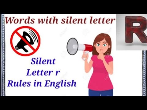 English pronunciation/ silent letter r rules/practice words with silent ...