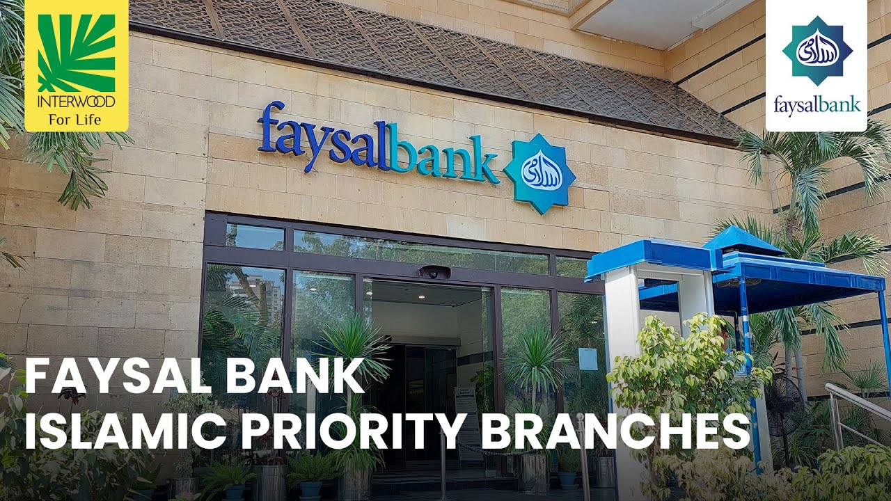 Interwood furnishes Faysal Bank Islamic Priority Branches - YouTube