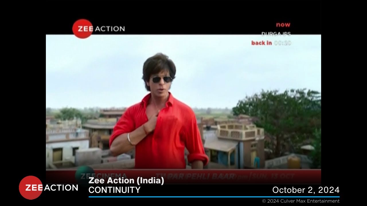 Zee Action (India) continuity | October 1, 2024 - YouTube