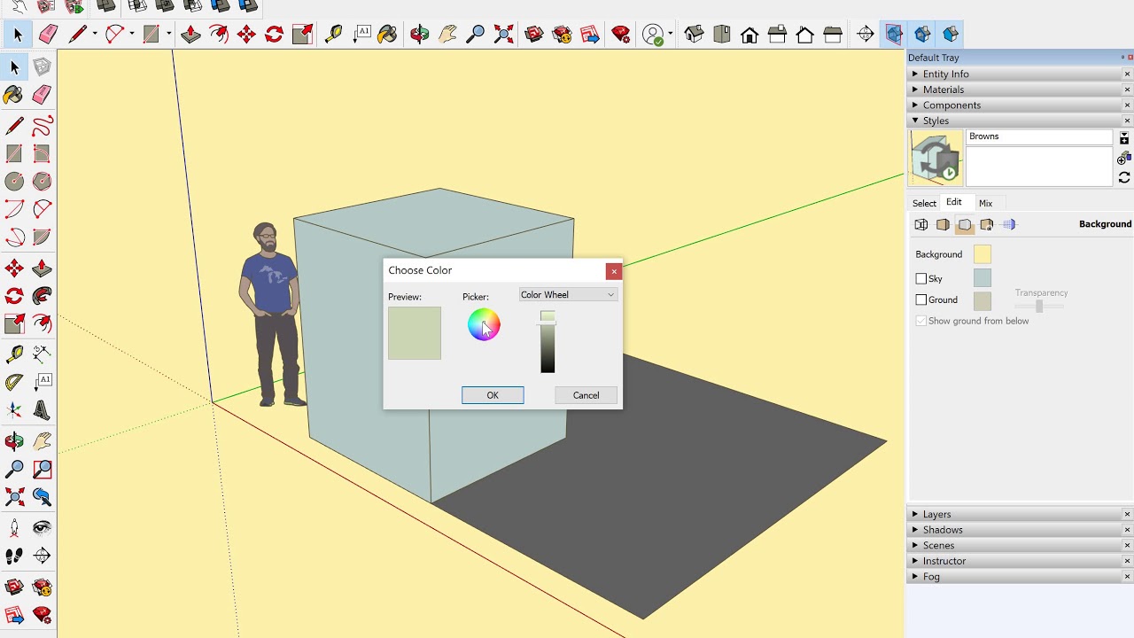 [SketchUp] 8 Sketchup Styles Tutorial - YouTube