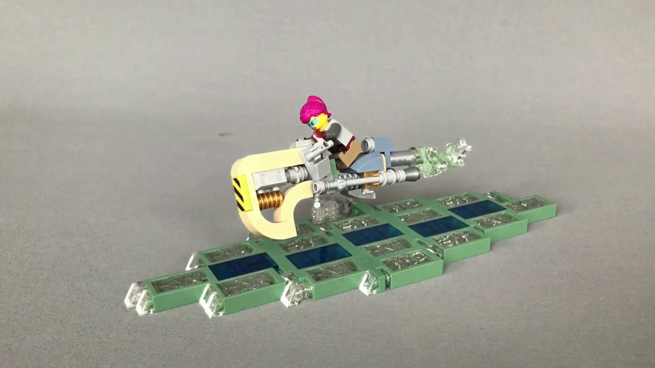 Lego cyberpunk rebel speeder bike by Andreas Lenander - YouTube