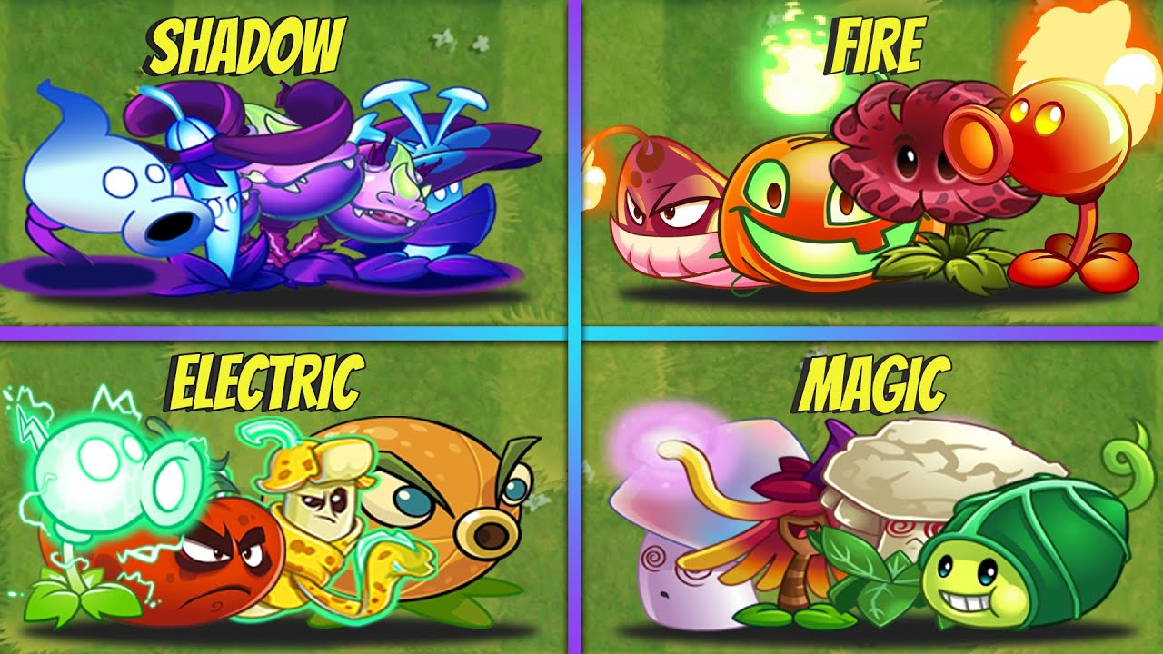 4 Team ELECTRIC | SHADOW | FIRE | MAGIC Plants Battlez - Who Will Win ...