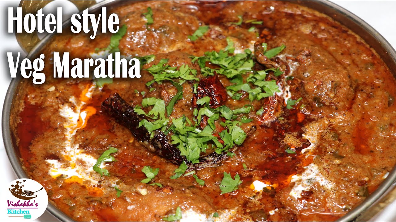वेज मराठा रेसिपी | Hotel Style Veg Maratha Recipe | Vishakha's Kitchen ...