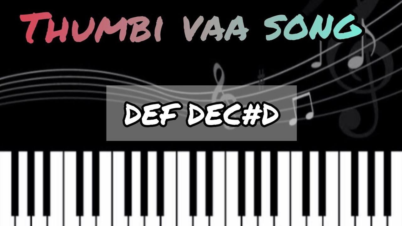 Thumbi vaa Malayalam song on keyboard with notes| Malayalam film ...
