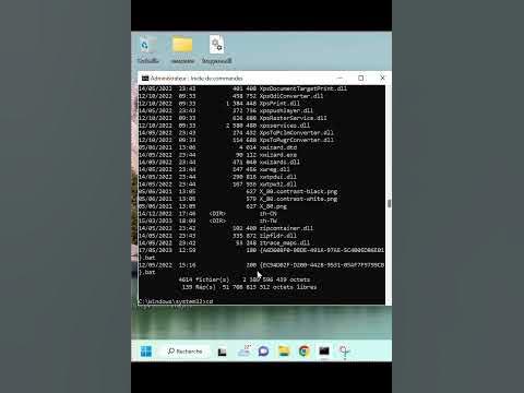 Voir tout les contenus avec cmd.exe - YouTube