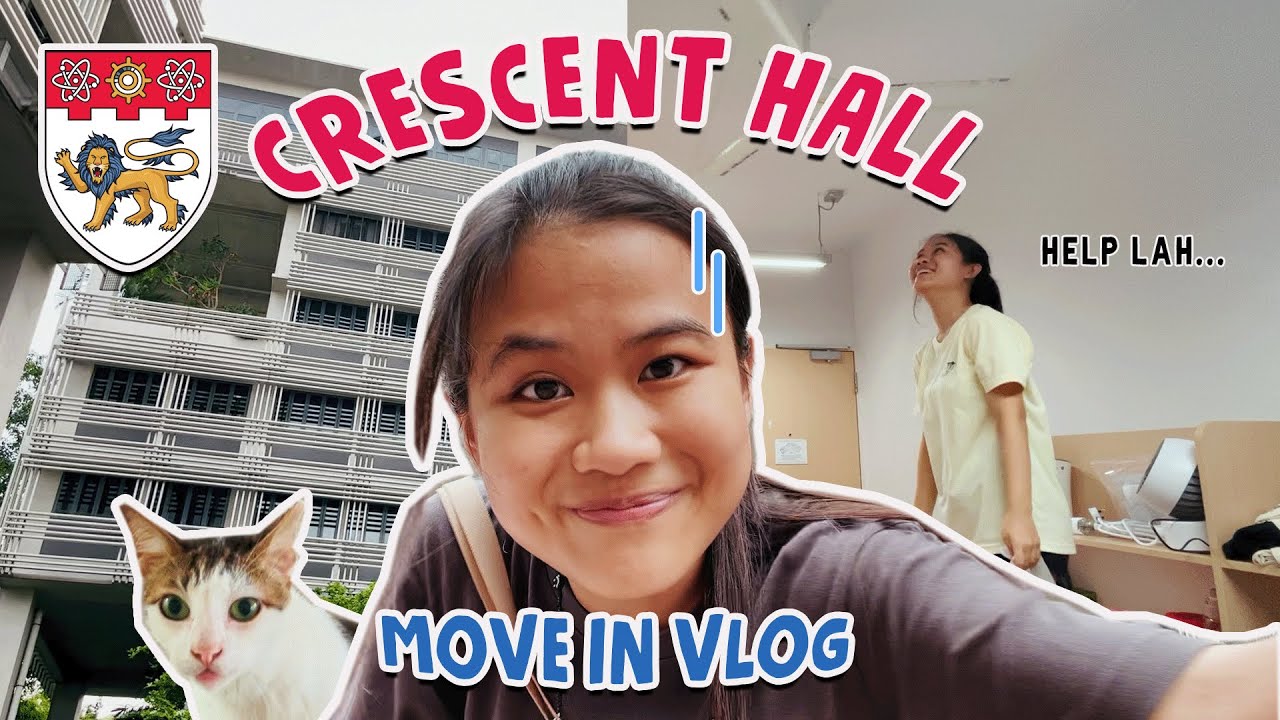 🏠I finally moved into hall! | NTU Crescent Hall Tour & Room Tour | College Vlogs - YouTube