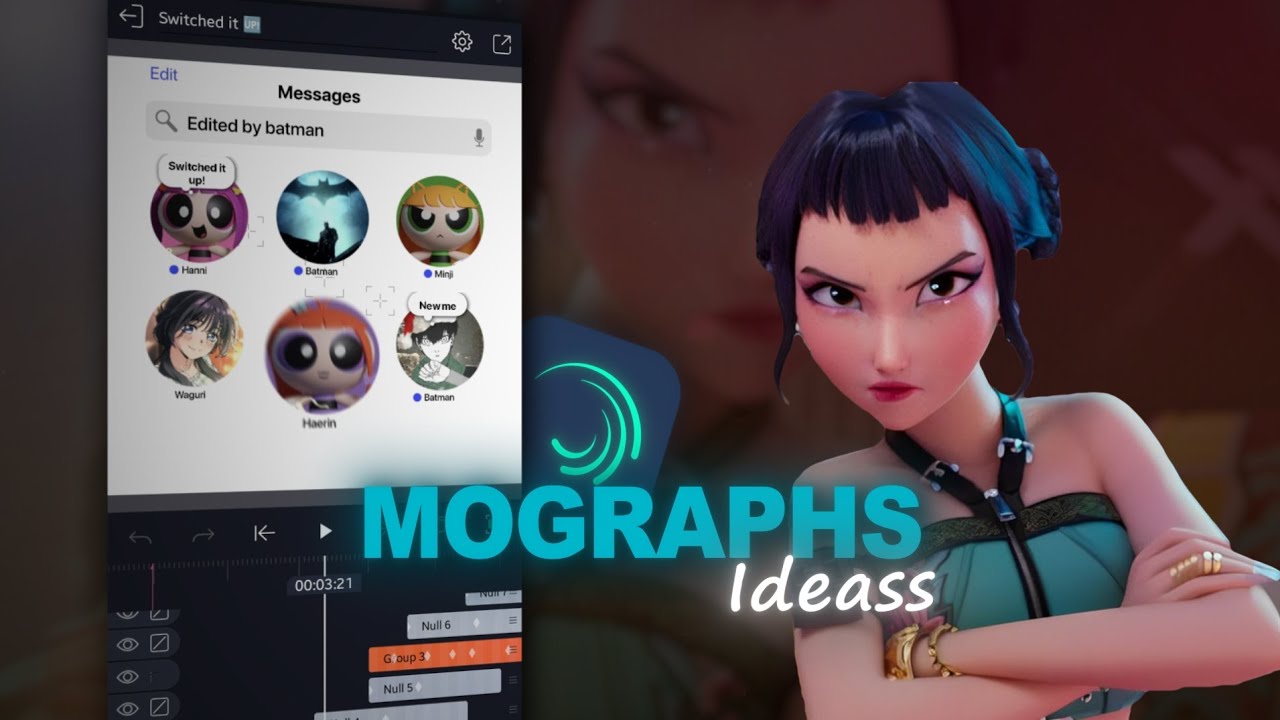 ADVANCED MOGRAPH/MOTION GRAPHICS IDEAS ON ALIGHT MOTION [+free preset ...