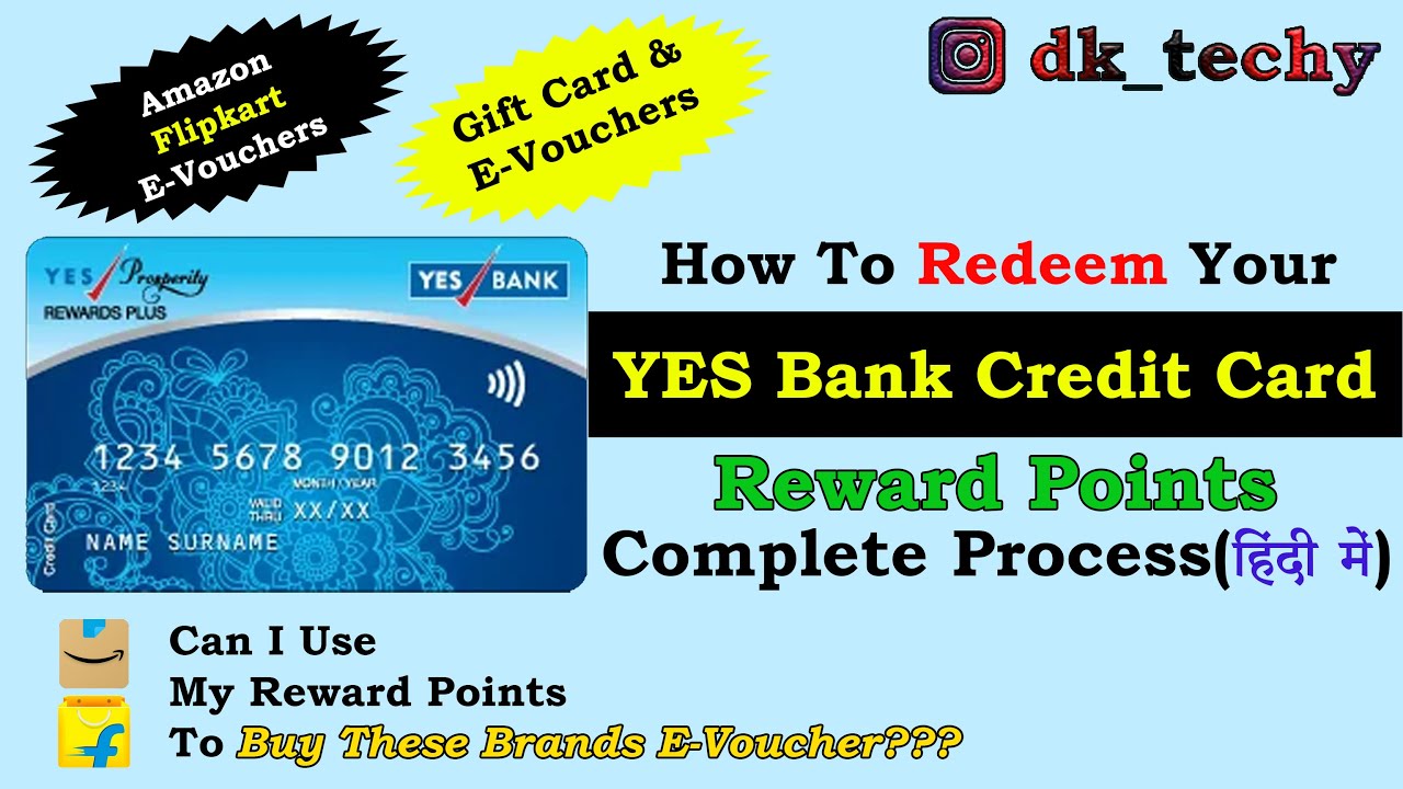 Yes Bank Credit Card Reward Points Redemption Process | Points se ...
