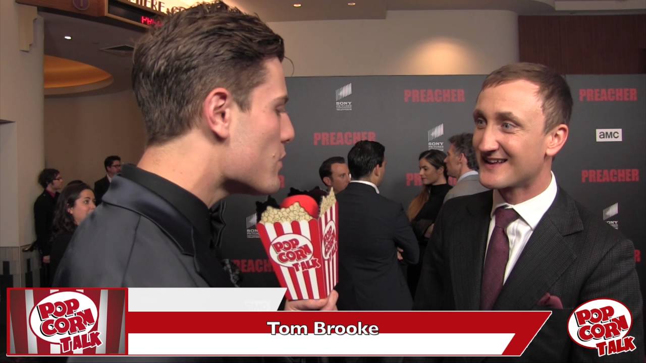 Tom Brooke Interview | Preacher Season 1 Premiere - YouTube