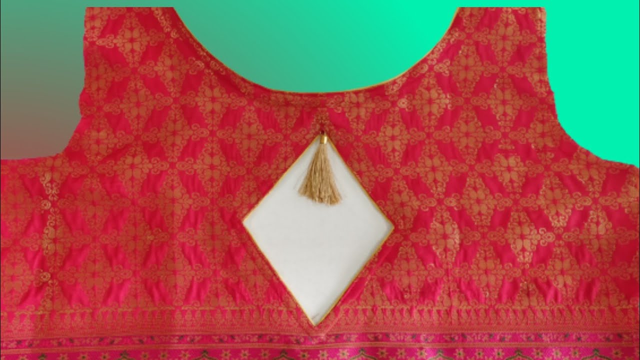 Diamond Boat Nack Blouse Design Cutting | Beautiful and stylish blouse ...