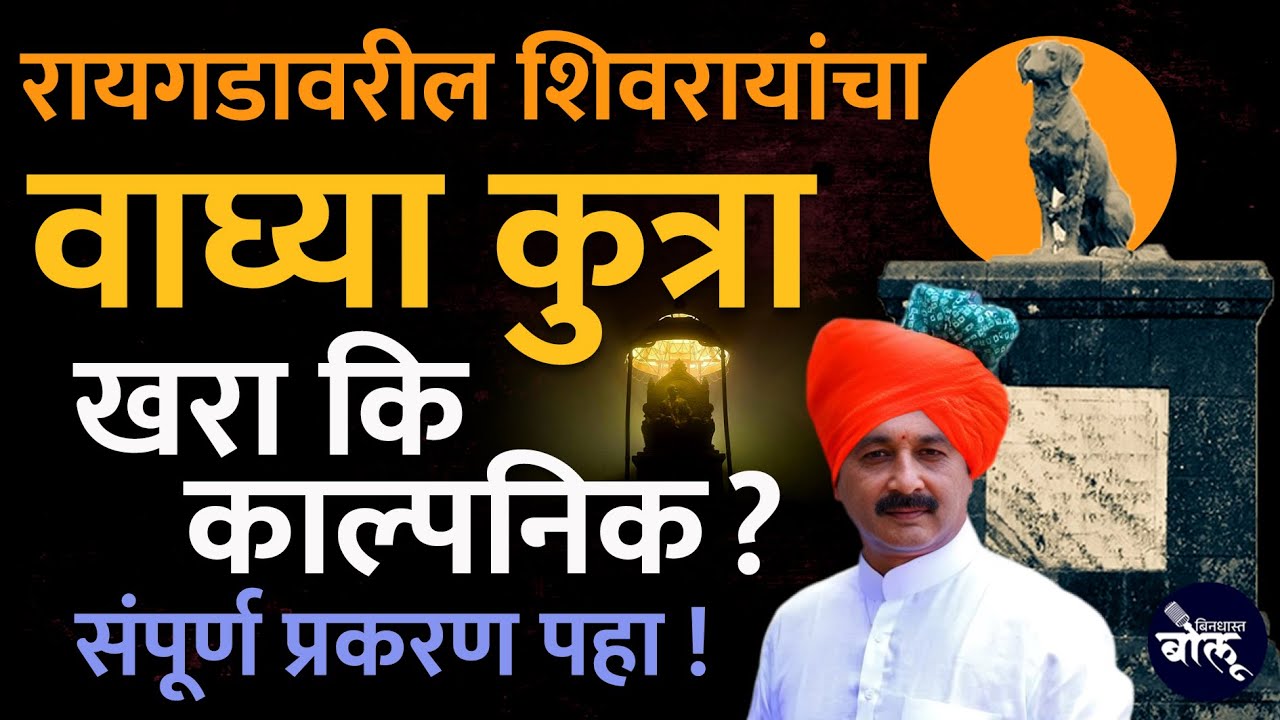 Waghya Kutra History : रायगडावरील शिवरायांचा वाघ्या कुत्रा खरा कि ...