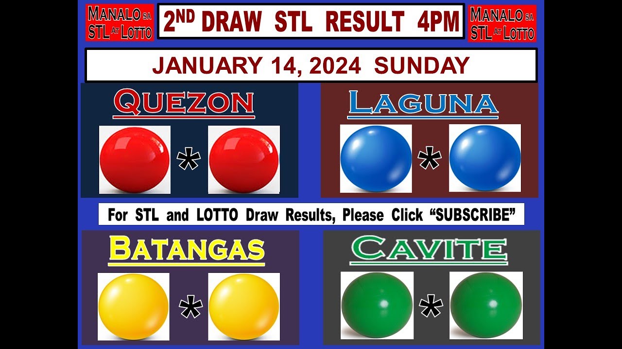 STL 2nd Draw 4pm Result STL Quezon STL Laguna STL Batangas STL Cavite ...