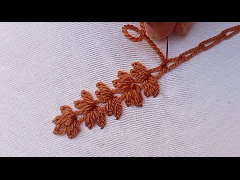 New Simple Border Line Stitch for Beginners|Border Line Design|Hand ...