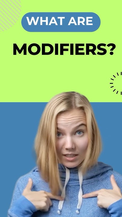 What are modifiers? - YouTube