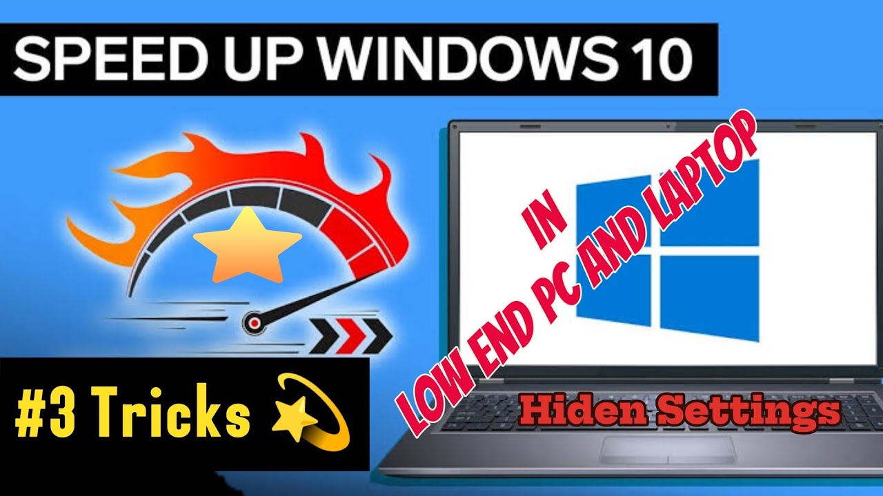 Low-End PC No Problem! Boost Windows 10 Performance - YouTube
