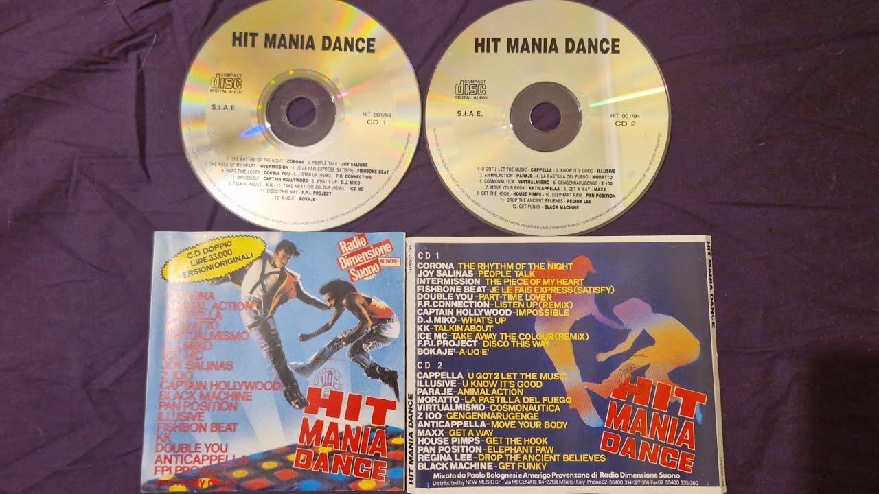 Hit Mania Dance 1993 Demo [CD2] - YouTube