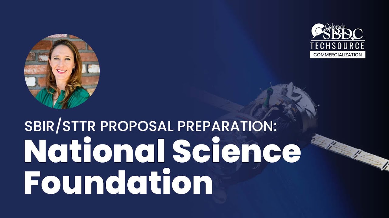 SBIR/STTR Proposal Preparation Workshop: National Science Foundation ...