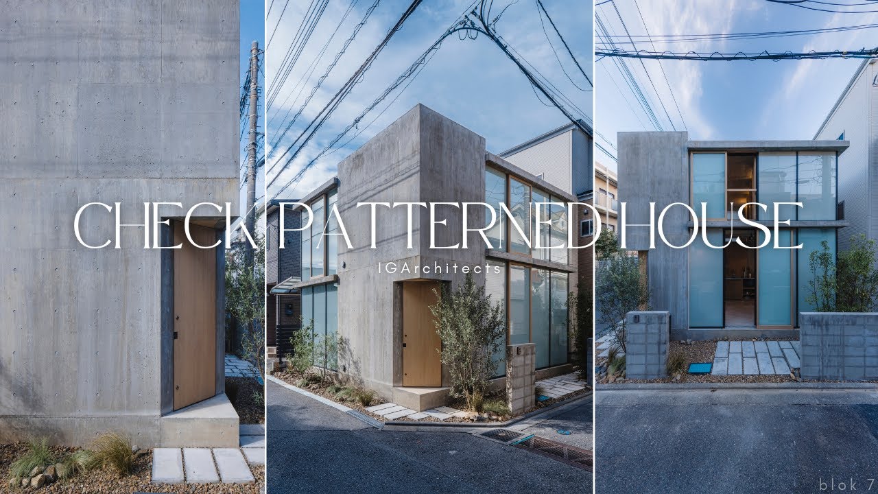 A Unique and Flexible Small Home Design! | Check Patterned House - YouTube