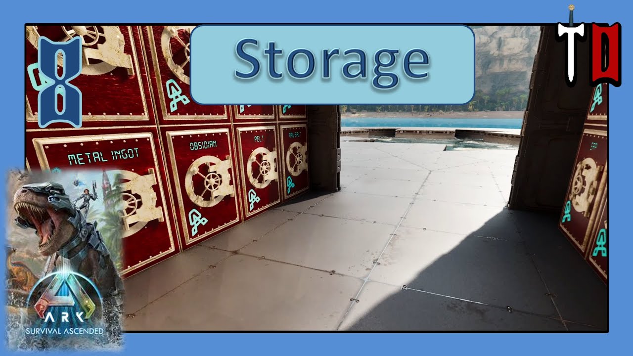 ARK Survival Ascended - S3 Ep8 - STORAGE AND TELEPORT PLATFORM - YouTube