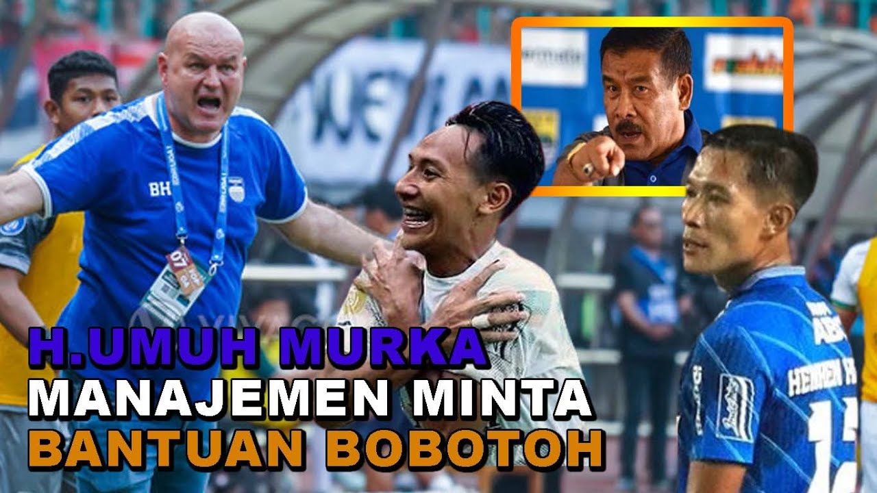 🔵 LIVE ‼️️ Umuh Muhtar Geram, Umuh, Persib Minta Bobotoh Kompak, Henhen ...