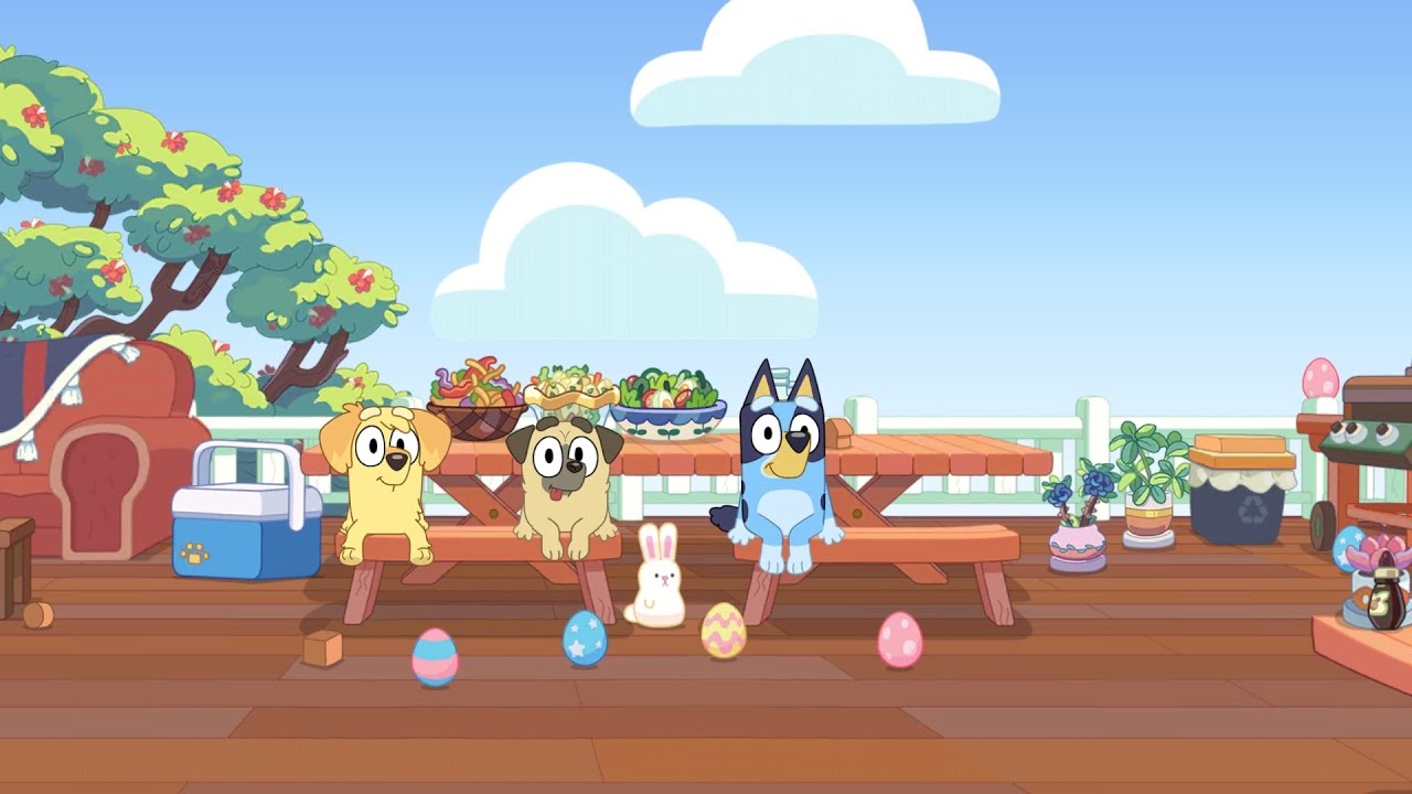 Bluey's Easter Deck Party | Fun Easter Celebration with Bluey and ...