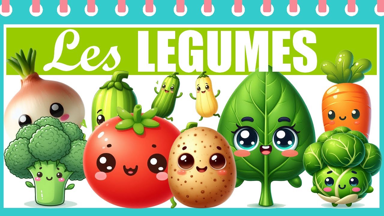 Apprendre les Noms des Légumes en Français | Vegetables in French for ...