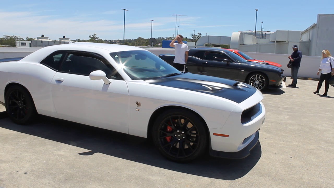 RHD Conveted 2015 Dodge Challenger Hellcat Start Up (Australia) - YouTube