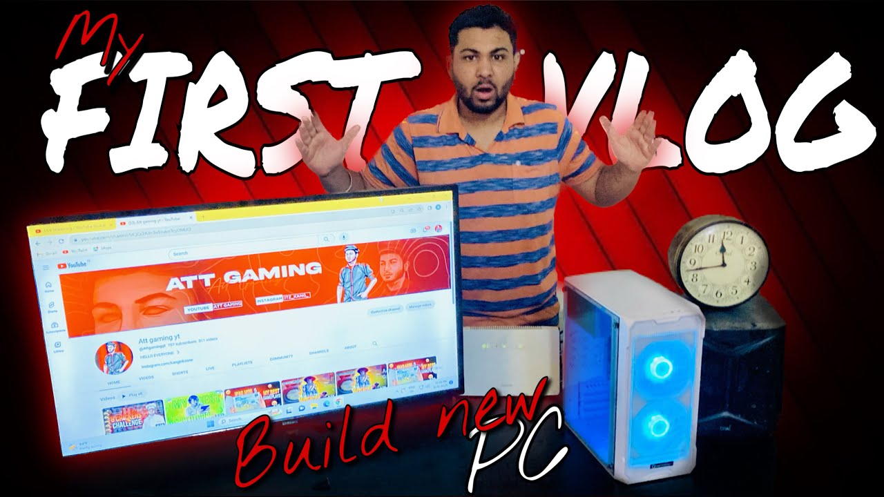 MY FIRST VLOG BUILD A NEW PC - YouTube
