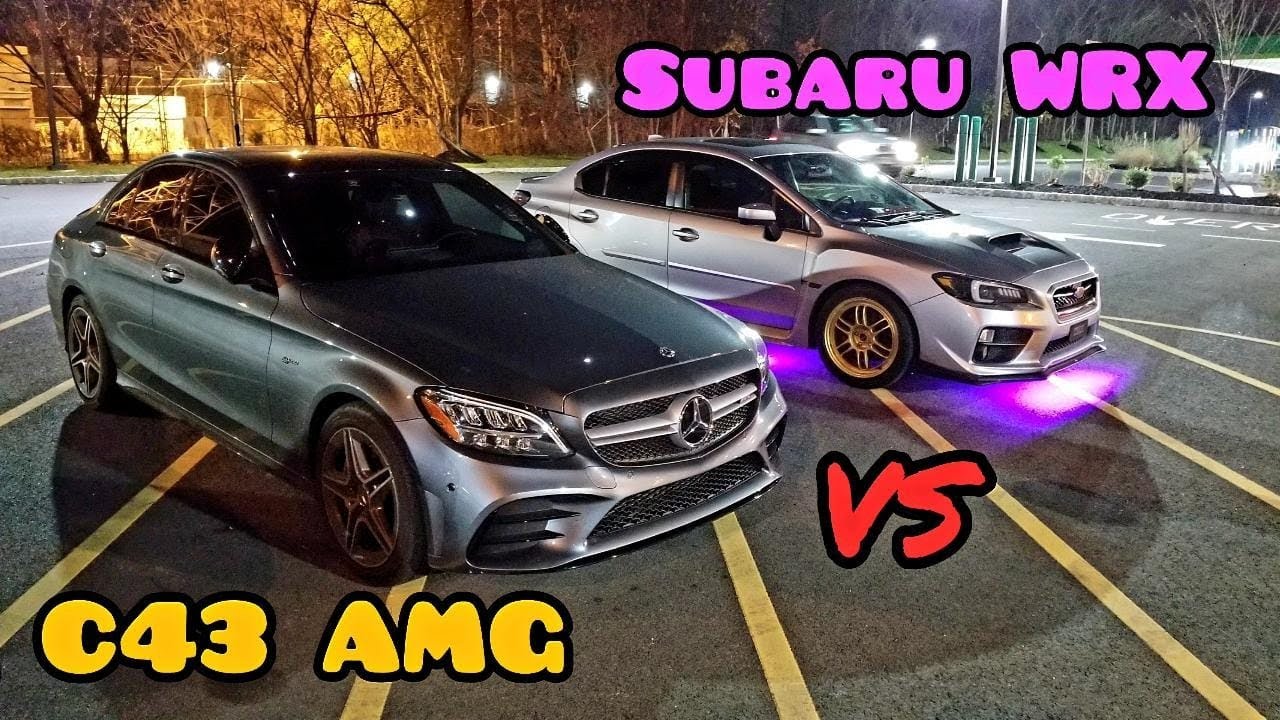 2020 C43 AMG vs SUBARU WRX - YouTube