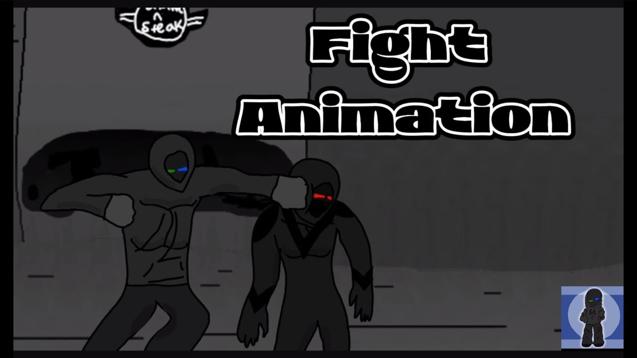 Intense fight animation #youtube #shorts #flipaclip #fight - YouTube