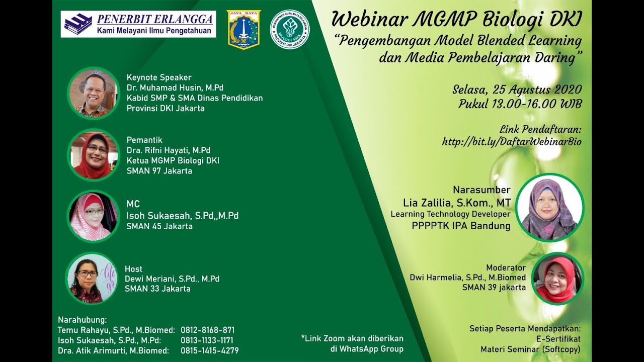 Webinar MGMP Biologi SMA DKI Jakarta 25 Agustus 2020 - YouTube