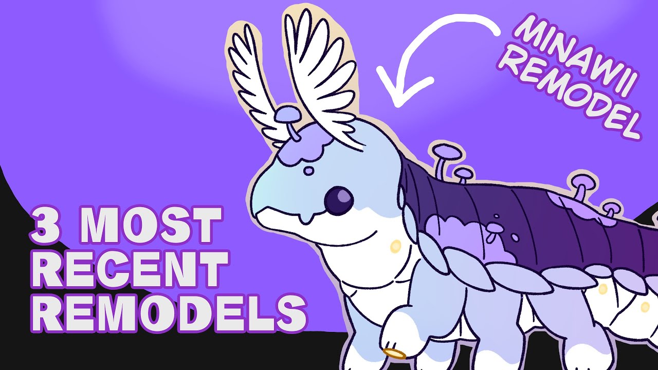 3 RECENT REMODELS: MINAWII, KHIKU, AND ARRAINOA (Creatures Of Sonaria ...