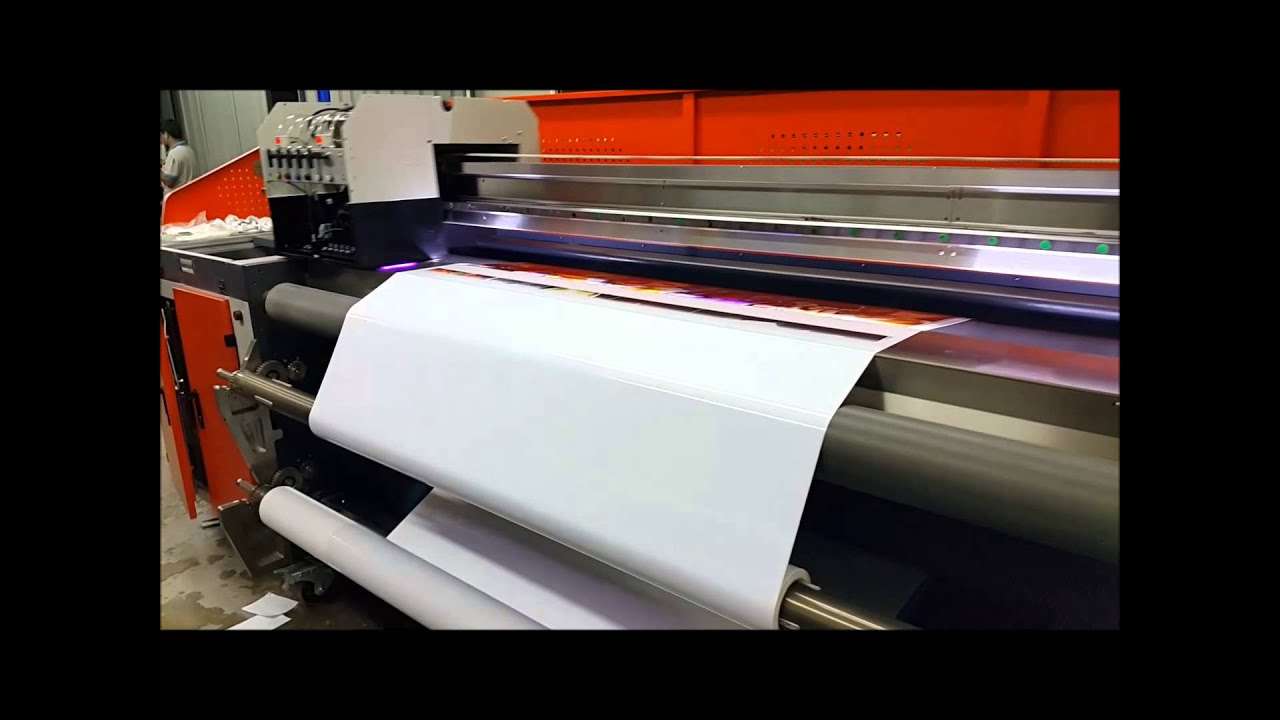 HAPOND UV PROJET 10S (500) Large Format UV Inkjet Printer - YouTube
