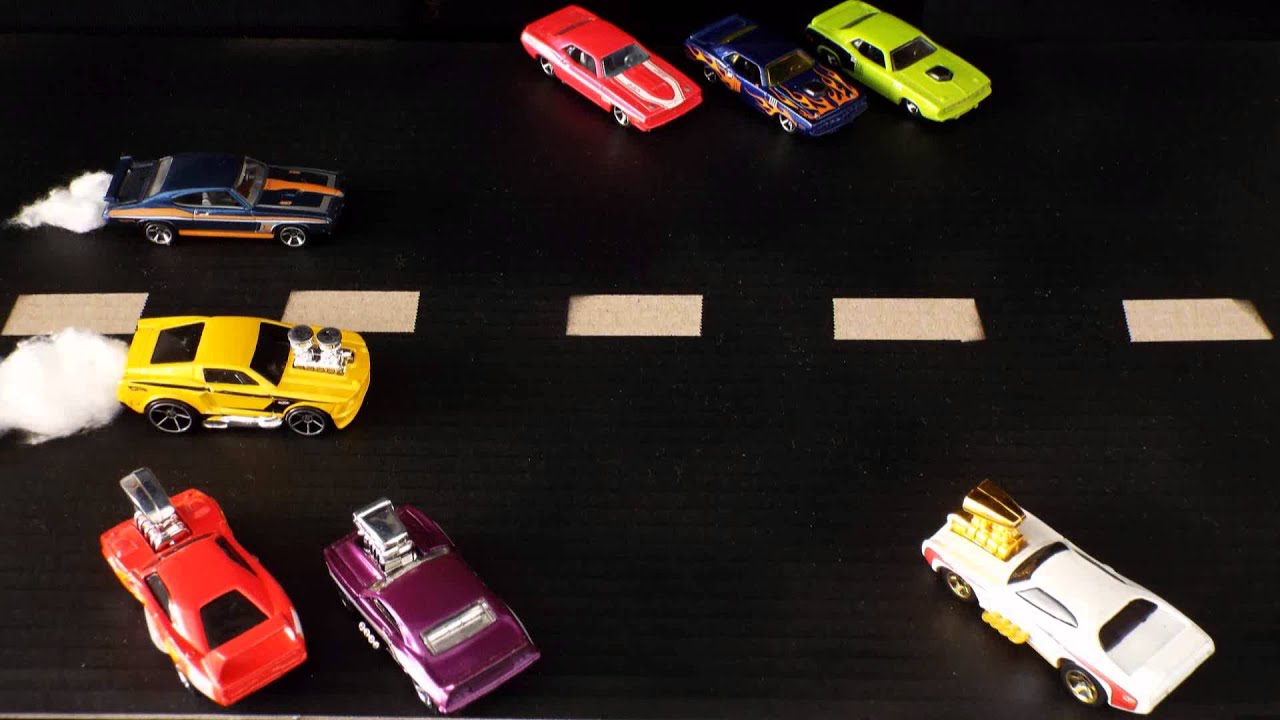 Street Racing Stop Motion - YouTube